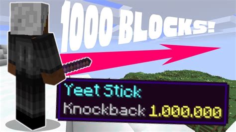 How To Get A Knockback 1000 Stick In Minecraft 1 21 Java And Bedrock Youtube