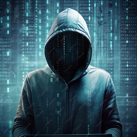 Anonymous Hacker In The Shadows Cyber Attack And Binary Code Premium Ai Generated Image