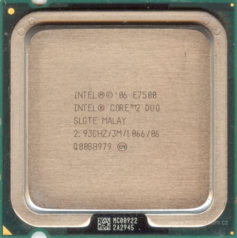 Intel Core Duo E Hardware Museum