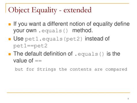 Methods Tostring Equals Ppt Download