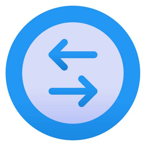 Reverse Arrow Generic Flat Gradient Icon