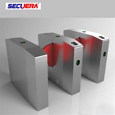 Pedestrian Swing Barrier Swing Gate Rfid Card Reader Security Turnstile Speed Gate