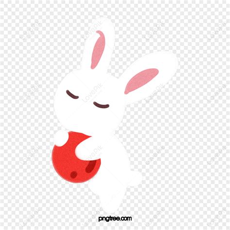 흰 토끼 귀엽다 Png 일러스트 및 벡터 이미지 무료 다운로드 Lovepik