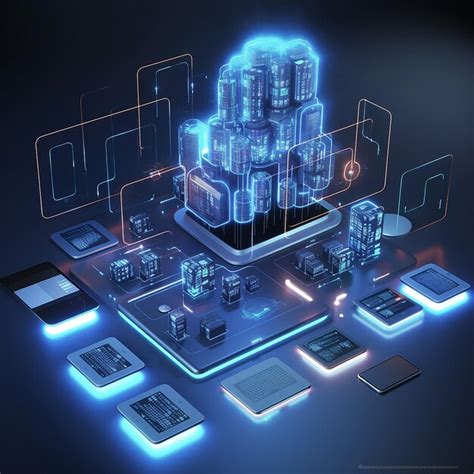 premium photo 3d rendered photo of cloud hosting server made with