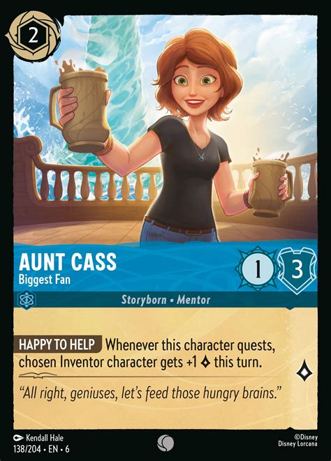 Aunt Cass Biggest Fan Lorcana Card Inkdecks Com