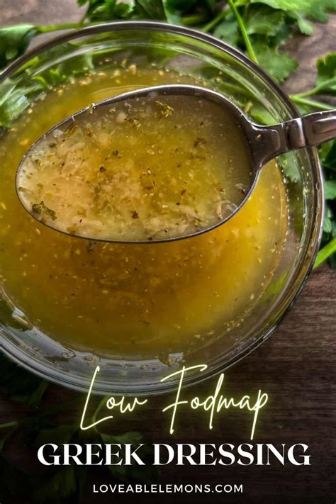 Low Fodmap Greek Dressing Loveable Lemons