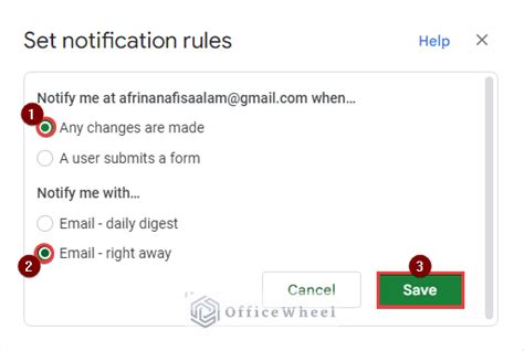 How To Enable Email Notification In Google Sheets Step By Step