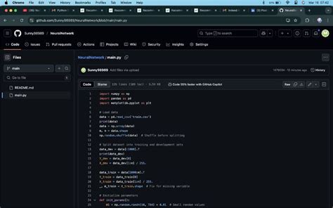 Machinelearning Deeplearning Neuralnetworks Python Numpy Ai Sunny Prajapati