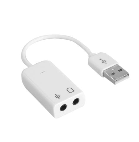USB To Mm Mic And Headphone Jack Stereo Headset Audio Adapter USB Sound Card Buy Online