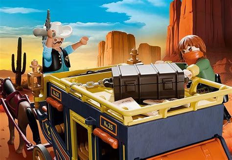 Playmobil Western Promo Packs Attaque De Diligence Au Far West 71862