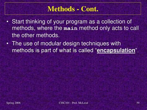 Last Time Math Class Style And Documentation Loops And Exercises Ppt