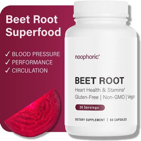 Beet Root Beets Supplement 1300mg Vegan Non Gmo Gluten Free