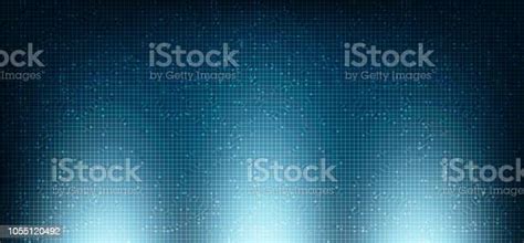 현대 회로 마이크로칩 기술 미래 배경 첨단기술 디지털 및 네트워크 개념 디자인에 스포트 라이트 넣어 벡터 일러스트 레이 션의