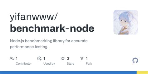 github yifan benchmark node node js benchmarking library for