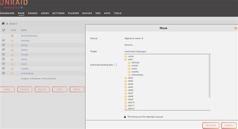 dynamix file manager page 6 plugin support unraid