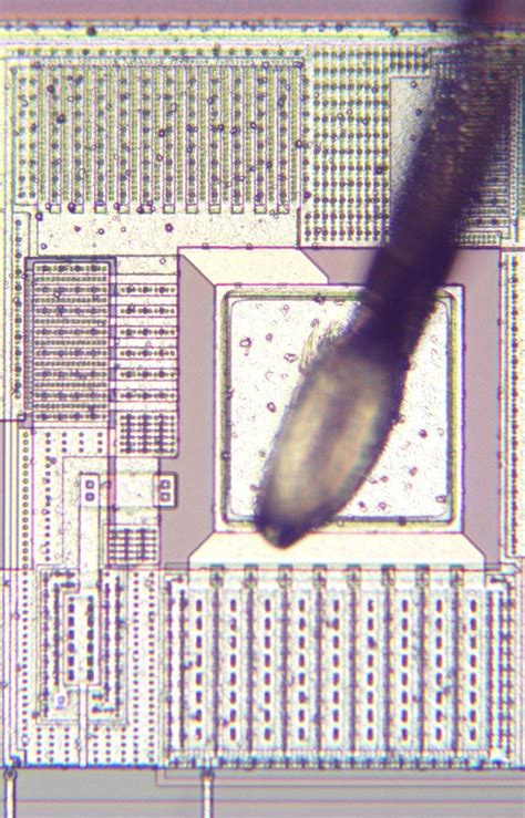 inside an unusual 7400 series chip implemented with a gate array