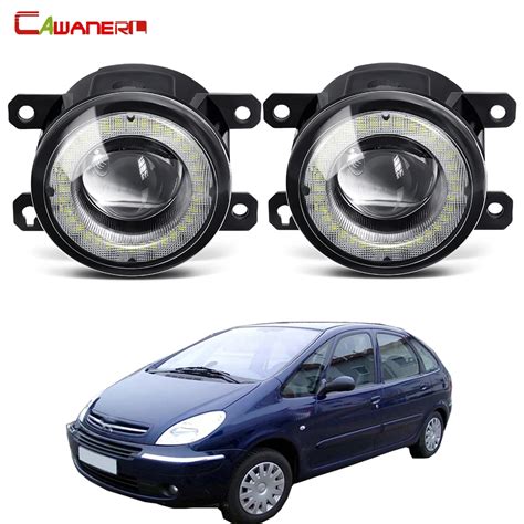 자동차 앞 범퍼 Led 안개등 어셈블리 천사 눈 주간 주행등 Drl 30w 12v 시트로엥 Xsara 피카소 Mpv N68 1999 2015자동차 라이트 어셈블리