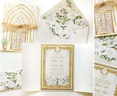 Venue Inspired Custom Wedding Invitations Momental Designs