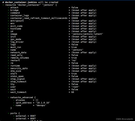Iac基础设施即代码：terraform 创建 Docker 网络与容器资源terraform Docker 连接器 Csdn博客