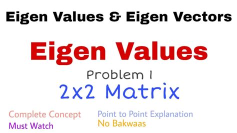 Eigen Values Of X Matrix Problem Complete Concept With Shortcuts YouTube