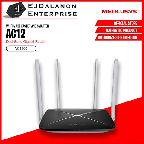 Mercusys Ac Ac Dual Band Wireless Router Ejdalanon Shopee Philippines