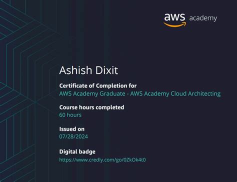 Ashish Dixit On Linkedin Aws Cloudarchitecture Certification Awscertified Cloudcomputing