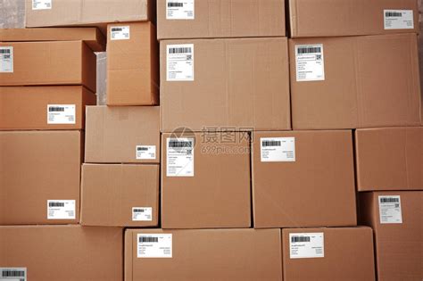 带有跟踪代码的包裹特写高清图片下载 正版图片503556314 摄图网