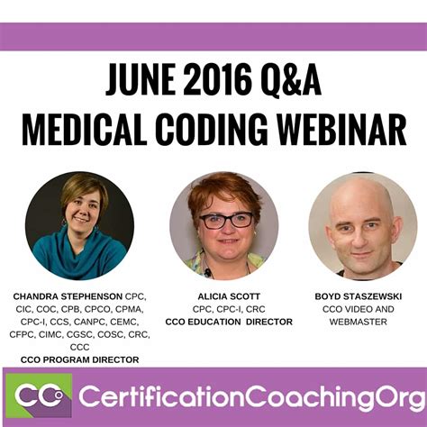 CCO June Free Medical Coding Webinar Q A