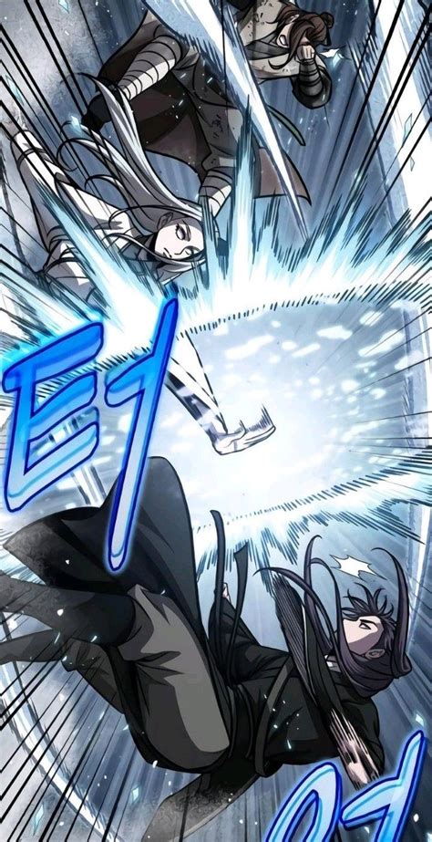An Anime Character Is Flying Through The Air