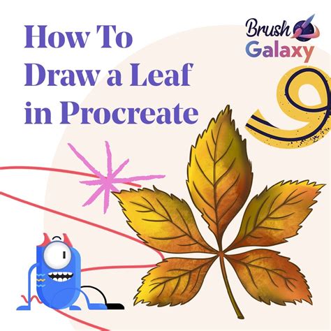 How To Draw A Leaf In Procreate Brush Galaxy