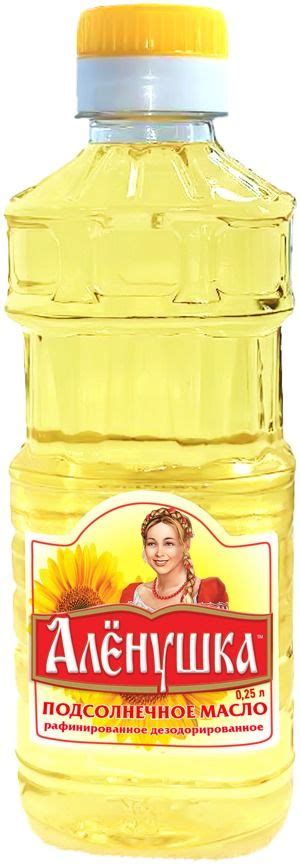 Масло подсолнечное рафинированное дезодорированное 0,25л (пэт) - купить ...