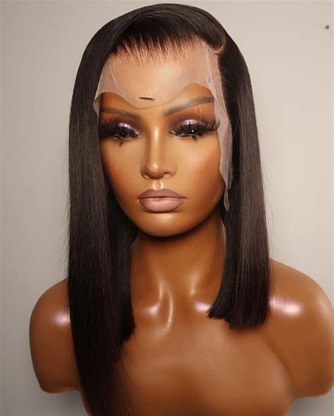 Colored Human Hair Lace Front Wigs Remore Hair