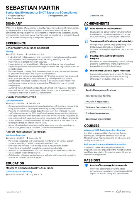 8 Quality Manager Resume Examples That Got Jobs For 2025