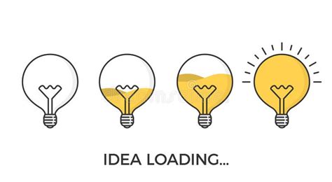 Idea Loading Stock Vector Illustration Of Illumination 271082118