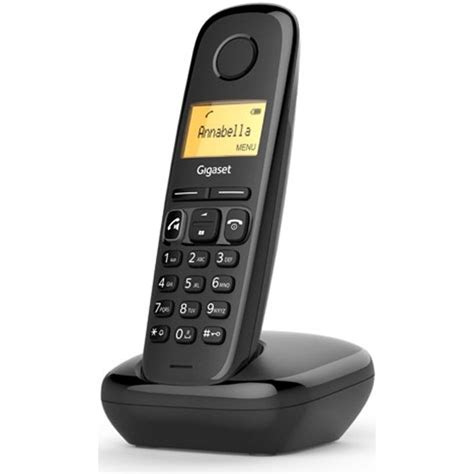 Дополнительная трубка Gigaset A270H HSB RUS черный для A170/270 ...