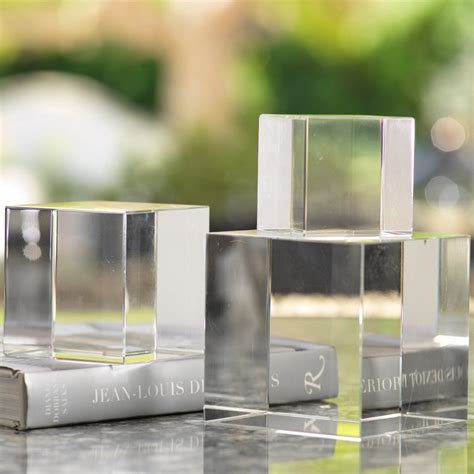 Crystal Glass Cube