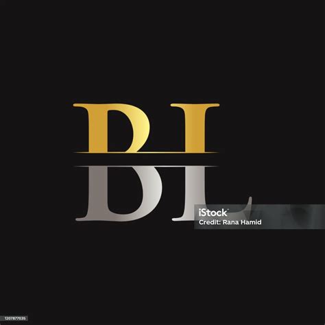 창조적 인 현대 비즈니스 타이포그래피 벡터 템플릿초기 Bl 편지 로고 크리에이티브 추상 편지 Bl 로고 디자인 로고에 대한 스톡 벡터 아트 및 기타 이미지 Istock