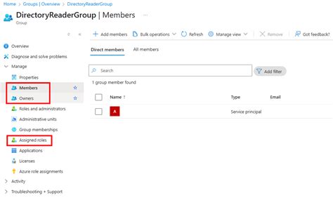 將目錄讀者角色指派給 Microsoft Entra 群組並管理角色指派 Azure Sql Database And Azure Sql Managed Instance And Azure