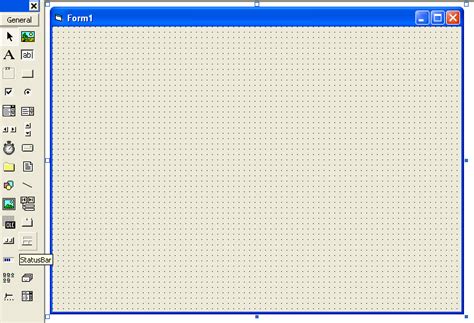 Cara Membuat ToolBar StatusBar Pada Visual Basic 6 0 Penunjang Belajar