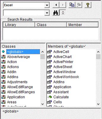 Excel VBA Objects Excel Object Model Access A Workbook Worksheet Or Range Object Set Object