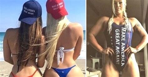 Babes For Trump Flaunt Maga Bikinis And Sexy Swimsuit Photos