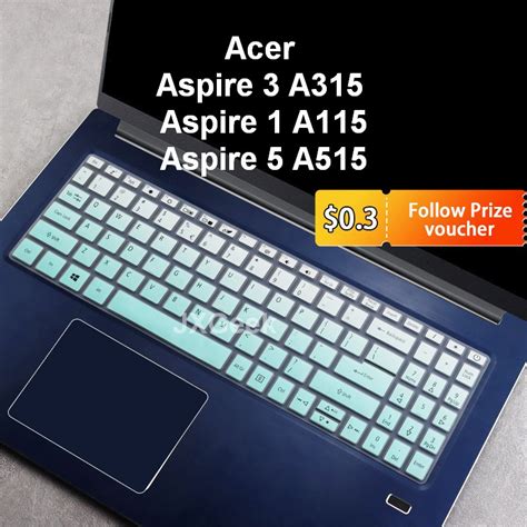 Acer Keyboard Cover Acer Aspire 3 A315 Aspire 1 A115 Aspire 5 A515 3P50 Ryzen 3 Soft Silicone