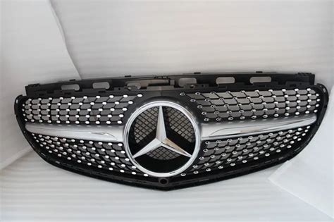 Mercedes E Class Front Bumper Grille W212 Black Grille 2012 Abs