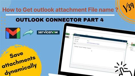 how to get outlook attachment file name from specific email