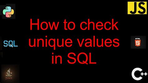 How To Check Unique Values In Excel Printable Forms Free Online