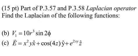 Solved Pt Part Of P And P Laplacian Chegg