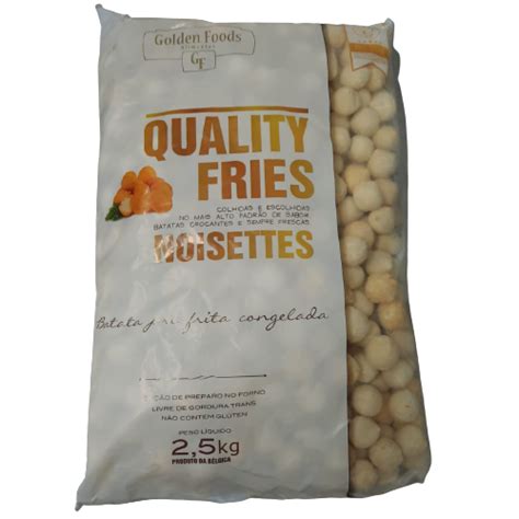 Batata Congelada Quality Fries Noiset 2 5kg Tozzo Alimentos Ltda