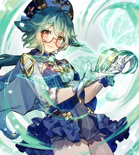 Sucrose Genshin Impact Drawn By Hozumi Rino Danbooru