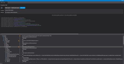Systemnetwebexception An Error Occurred While Sending The Request
