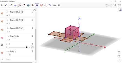 Matcampin Membuat Jaring Jaring Kubus Menggunakan Geogebra